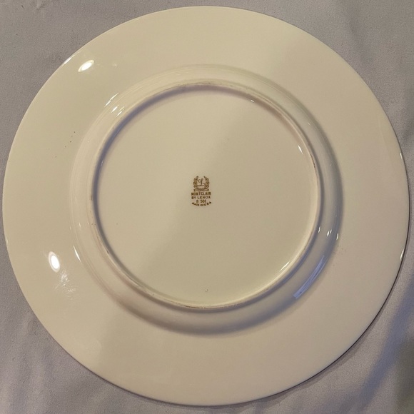 Lenox | Dining | Lenox Montclair China Dinner Plates Ivory And Platinum ...